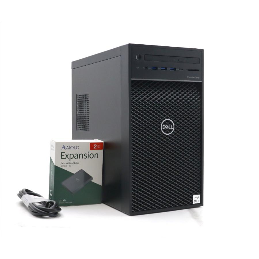 デスクトップDELL Precision 3640 Tower Core i9-10900K 3.7GHz 16GB 512GB(NVMe ...
