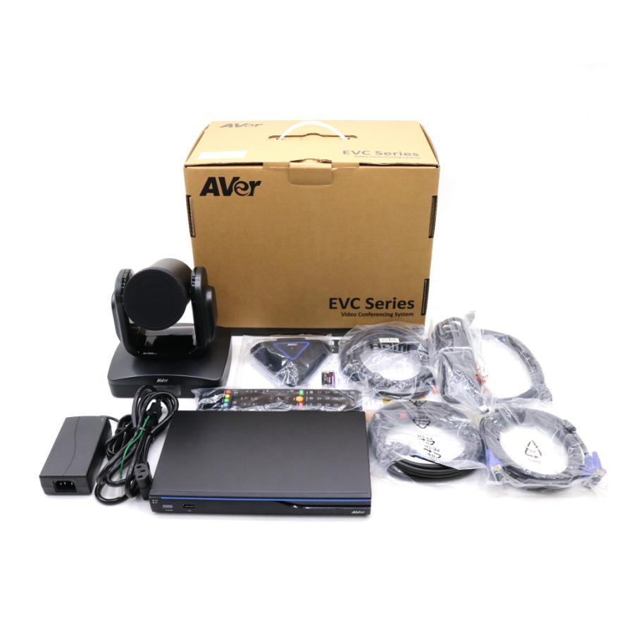 Aver EVC150 単拠点テレビ会議システム エンドポイント H.323/SIP HDMIx1/アナログRGBx1 デュアルモニター表示 ...