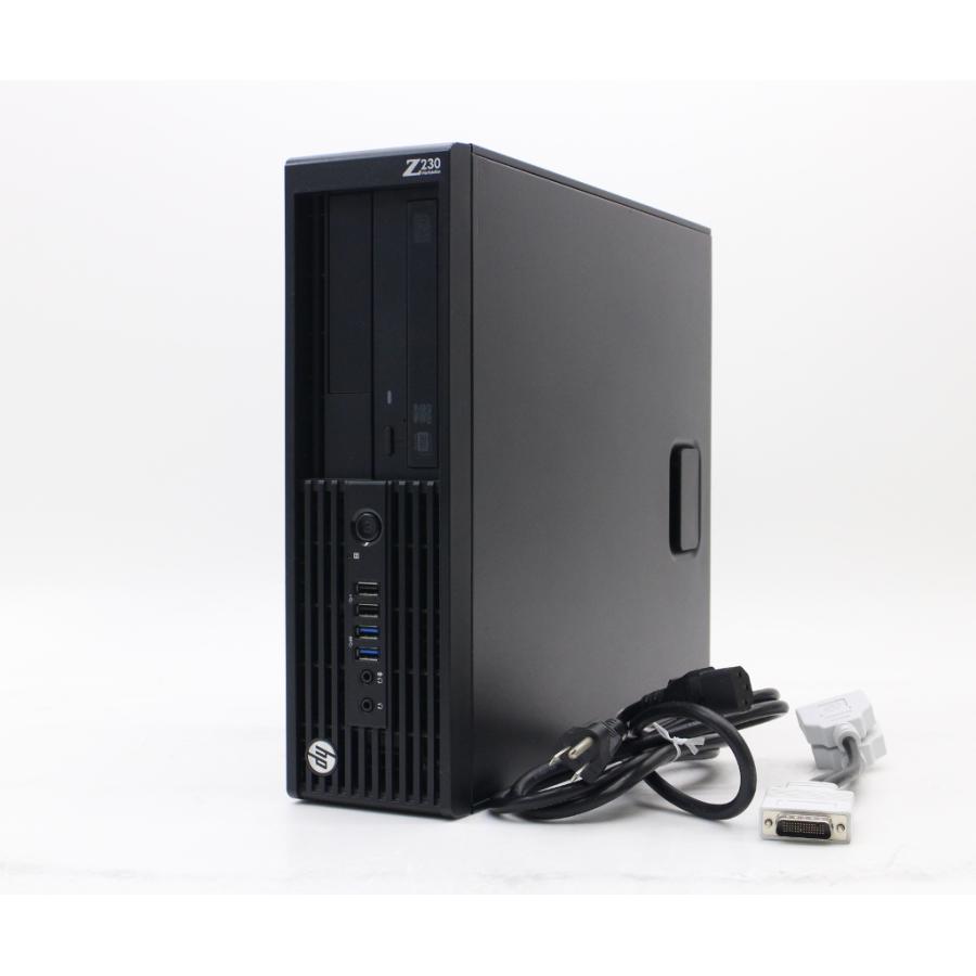 デスクトップパソコン hp Z230 SFF Workstation Xeon E3-1245 v3 3.4GHz 8GB 256GB NVS315 Windows10 Pro 64bit ...