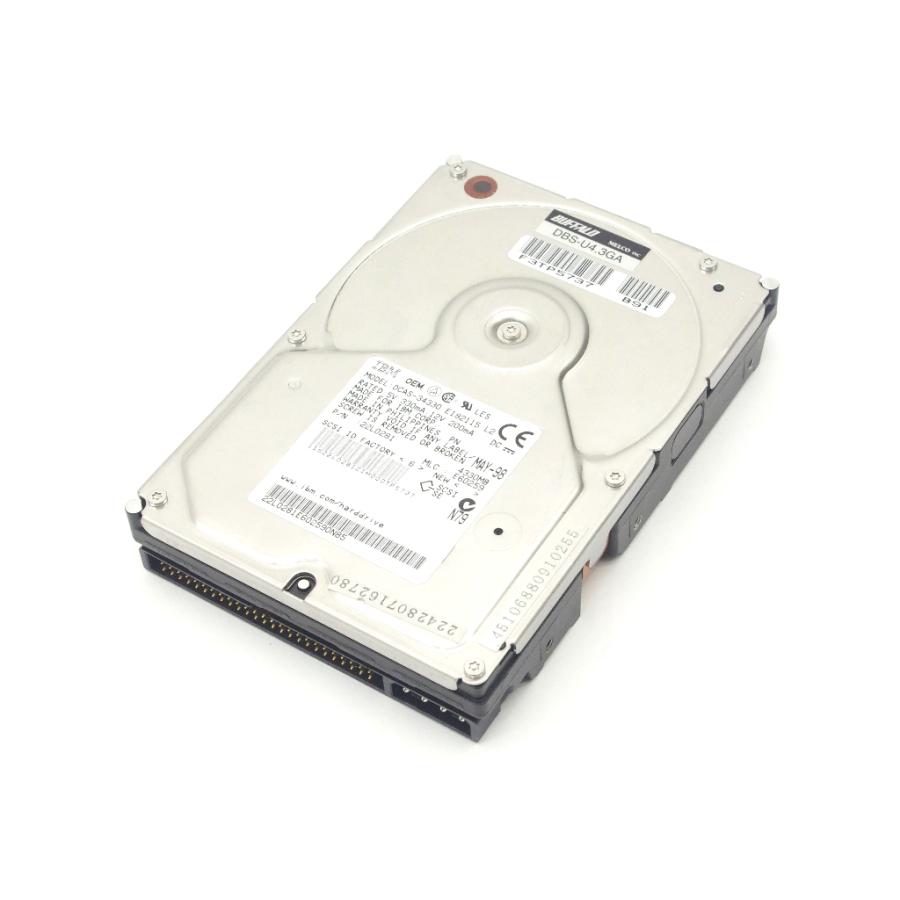 IBM 22L0281 SCSI3.5インチ(50pin) 4.3GB HDD DCAS-34330 : PCコンフルプレミアムヤフー店 ...