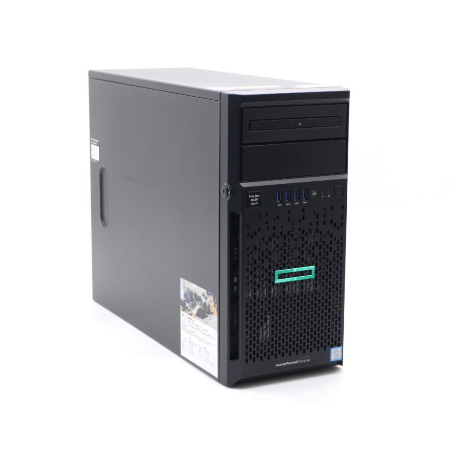 hp ProLiant ML30 Gen9 Xeon E3-1220 v6 3GHz 8GB 1TBx2台(SATA 3.5インチ/RAID1 ...