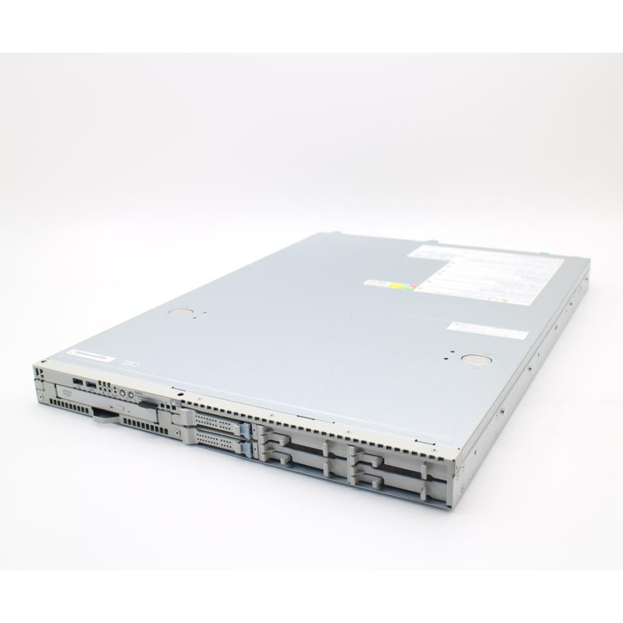 NEC Express5800/R110g-1E Xeon E3-1220 v3 3.1GHz 8GB 80GBx2台(SATA2.5インチ/RAID1構成) DVD-ROM AC*2 LSI ...