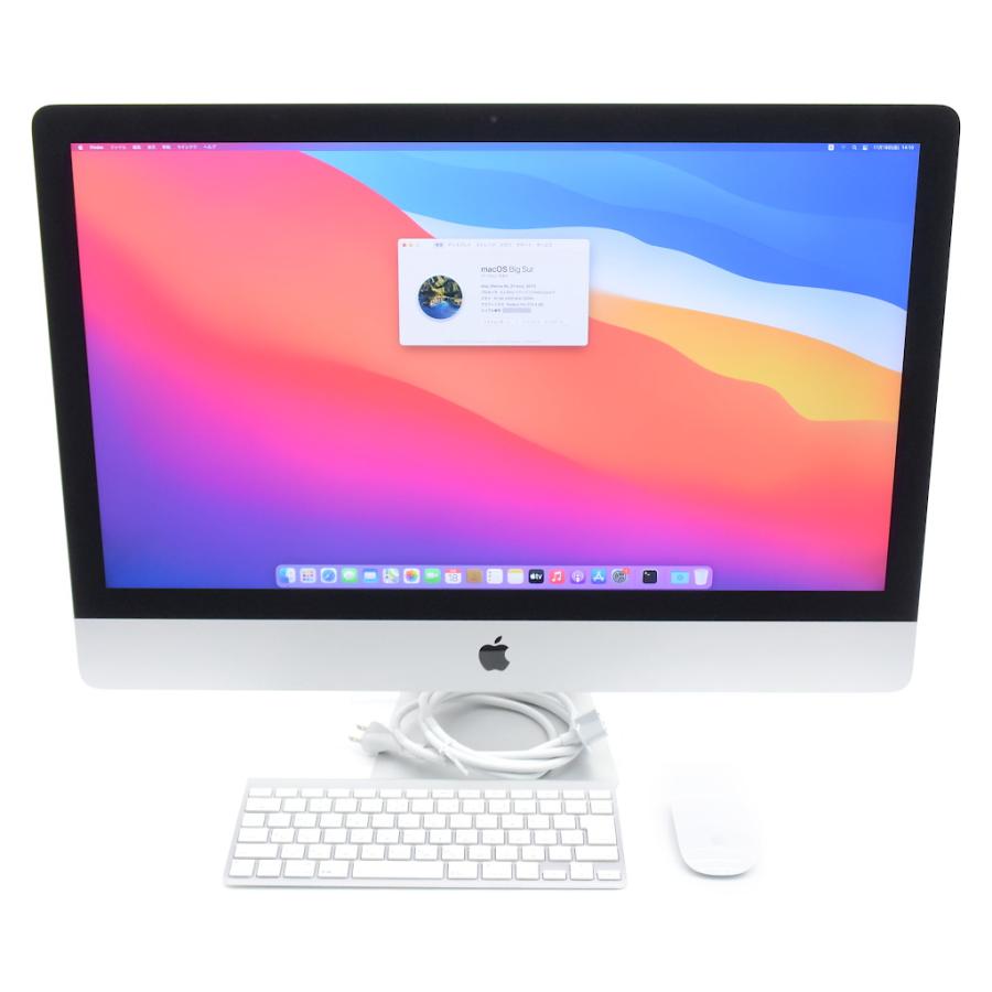 Apple iMac Retina 5K 27インチ 2017 Core i7-7700K 4.2GHz 16GB 256GB(APPLE ...