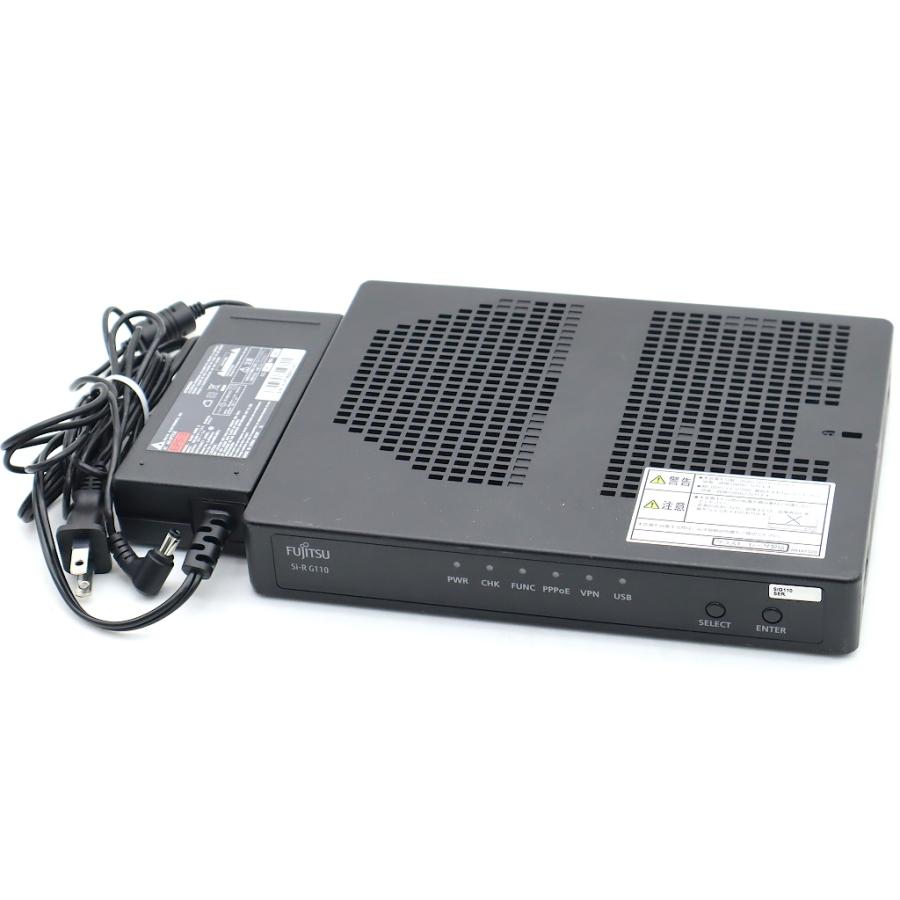 富士通 Si-R G110 5ポート1000BASE-T 1ポート小型ONU(SFP+)スロット搭載 IPアクセスルータ VPN性能1Gbps ...