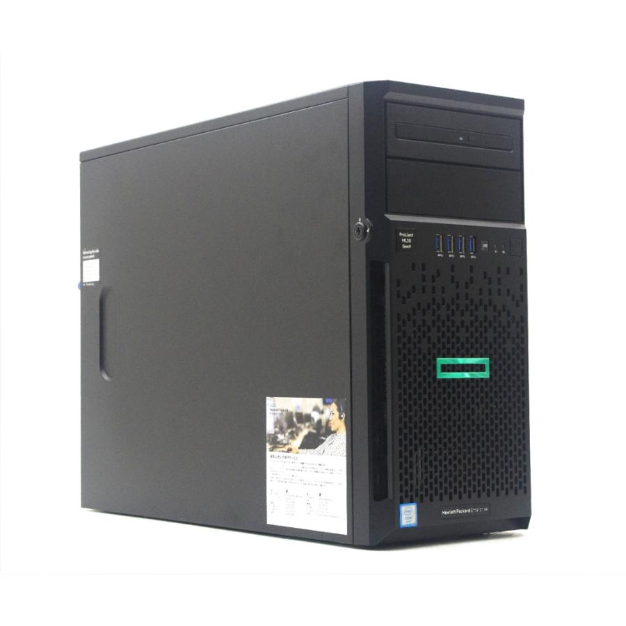 hp ProLiant ML30 Gen9 Xeon E3-1240 v6 3.7GHz 32GB 600GBx3台(SAS2.5インチ ...