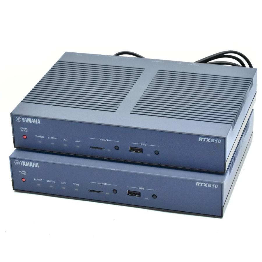 【2台セット】YAMAHA RTX810 ギガアクセスVPNルーター ファームウェア Rev.11.01.34 設定初期化済 : PCコンフルプレミアムヤフー店 - 通販 - Yahoo!ショッピング