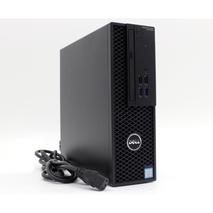 DELL Precision Tower 3420 SFF Core i3-6100 3.7GHz 8GB 256GB(新品SSD) HDMI ...