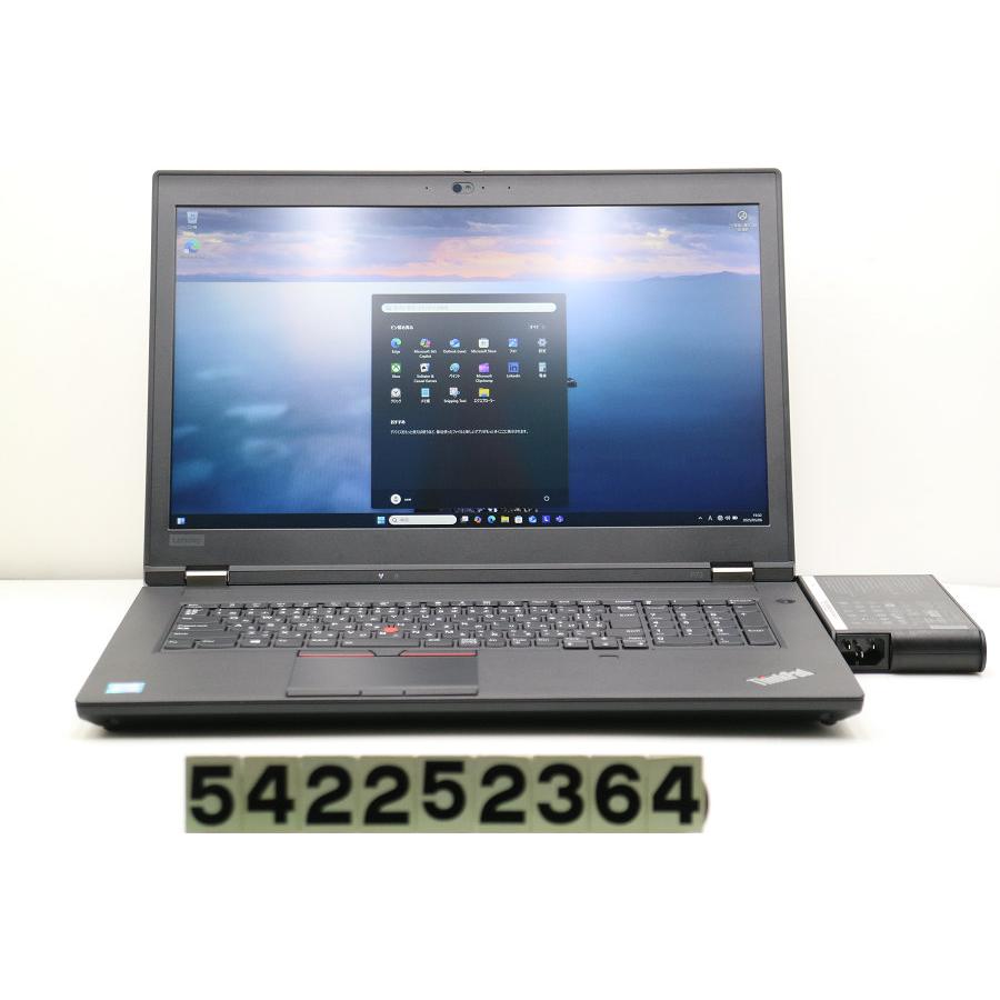 ノートパソコン Lenovo ThinkPad P73 Core i7 9850H 2.6GHz/32GB/512GB(SSD)/17.3W/FHD(1920x1080)/Win11 ...