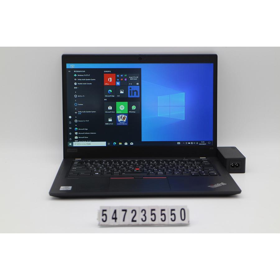 ノートパソコン Lenovo ThinkPad X13 Gen1 Core i5 10310U 1.7GHz/16GB/256GB(SSD)/13.3W/FHD(1920x1080 ...