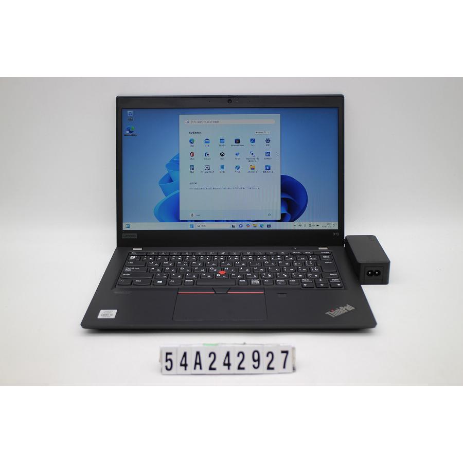 ノートパソコン Lenovo ThinkPad X13 Gen 1 Core i5 10210U 1.6GHz/8GB/256GB(SSD)/13.3W/FWXGA(1366x768 ...