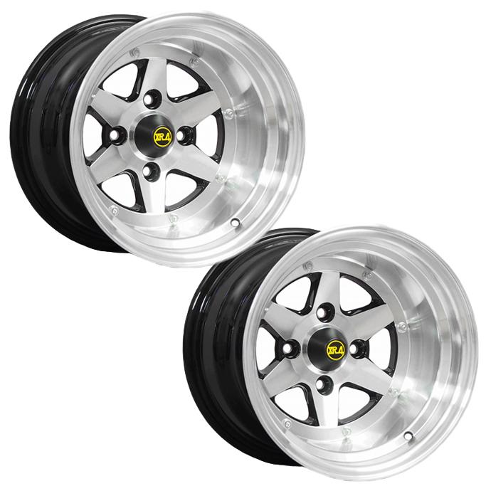 COLIN PROJECT 復刻版 ロンシャンXR-4/LONGCHAMP XR-4 14インチ 10.0J（-37 1410 114-4H） XR-41410K ブラックポリッシュ 【2本 ...