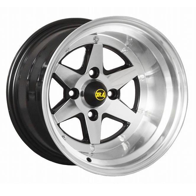 COLIN PROJECT 復刻版 ロンシャンXR-4/LONGCHAMP XR-4 15インチ 10.0J（-40 1510 114-4H） XR-41510K ブラックポリッシュ 【1本 ...