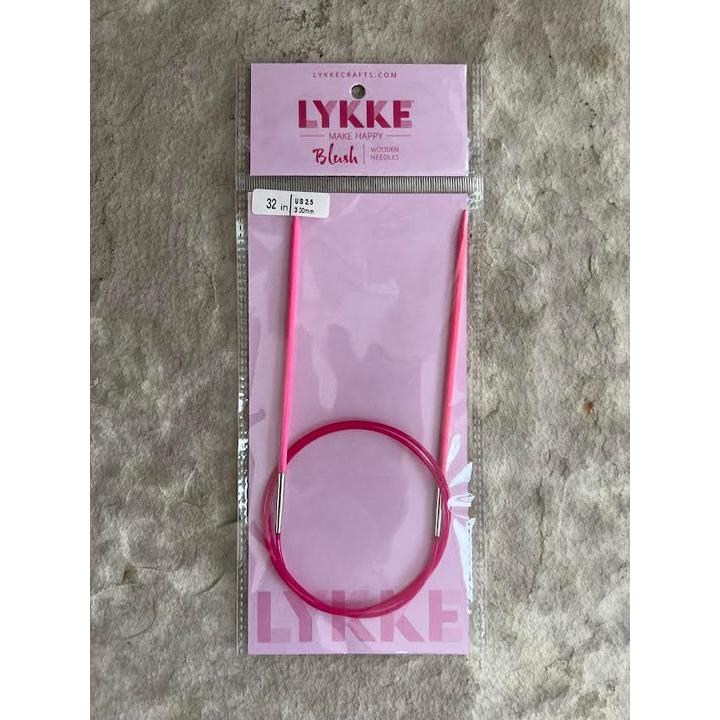 輪針 100cm 3.0mm リッケ（LYKKE）ブラッシュ（Blush) 40インチ 編み針 マジックループ : 輪針専門店やお工房 - 通販 - Yahoo!ショッピング