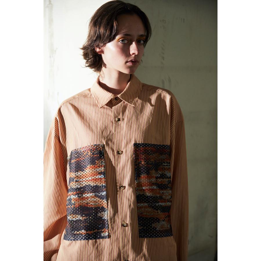 TAUPE TAUPE(トープ) / Mesh Pocket Stripe shirts (YELLOW) : Proof Of Power ...