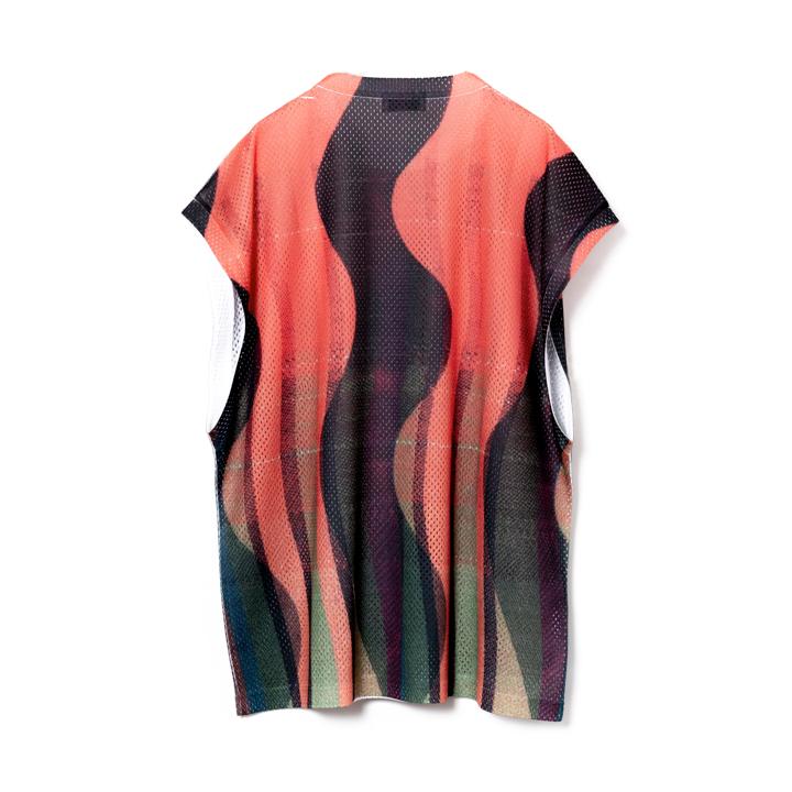 TAUPE TAUPE(トープ) / Art Motif Mesh French Sleeve TEE (RED) : Proof Of ...