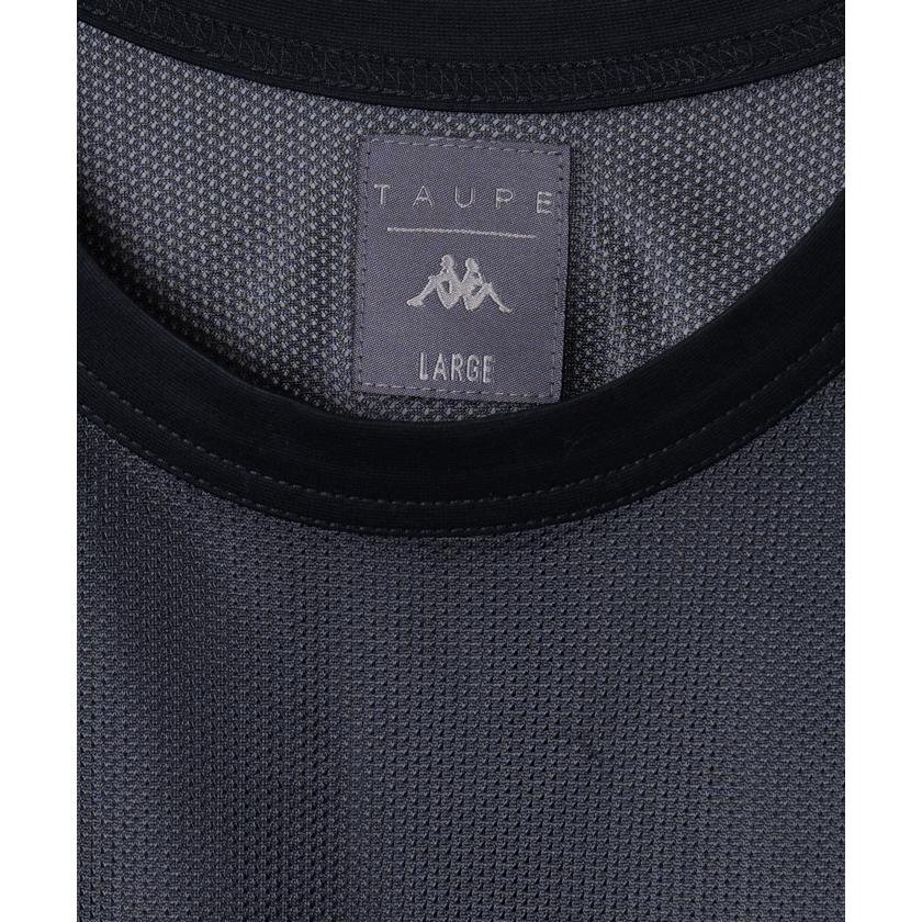 TAUPE(トープ) / KAPPA EX GRAPHICAL MESH TEE (BLACK) :TPM24106004-blk:Proof ...