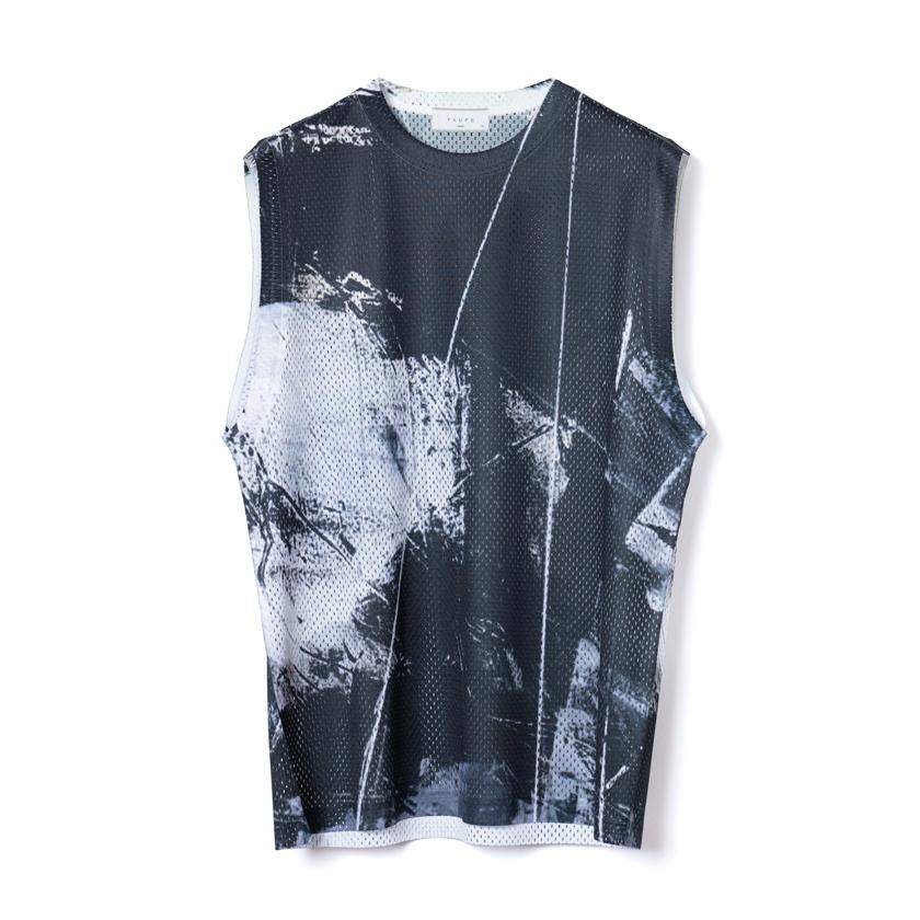 TAUPE TAUPE(トープ) / GRAPHICAL MESH SLEEVELESS TOP (BLACK) : Proof Of ...