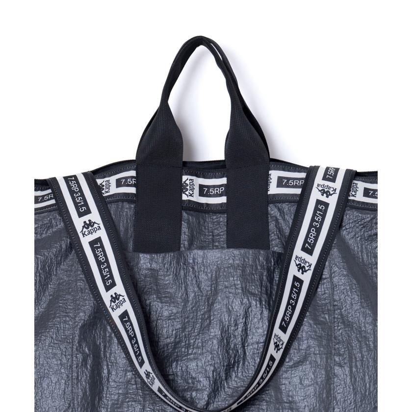 TAUPE(トープ) /KAPPA EX NYLON WASHER BIG TOTE (BLACK) : tpm24112001-blk ...