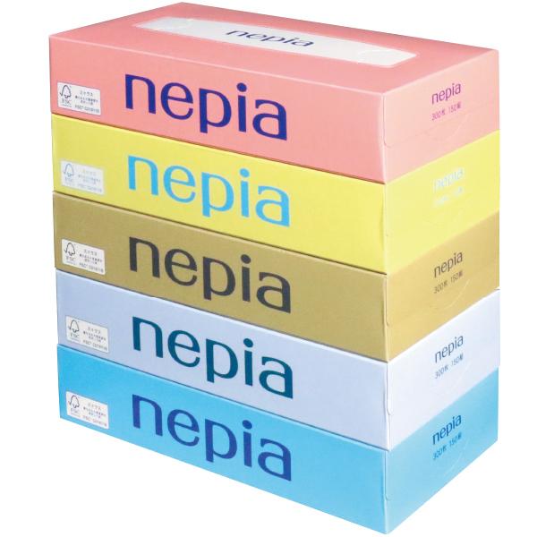 【nepia】ネピアティッシュ150W（5P） 22.7×25×11.6cm フレッシュパルプ100％【120パック入】 : ポップギャラリー Yahoo!店 - 通販 - Yahoo!ショッピング