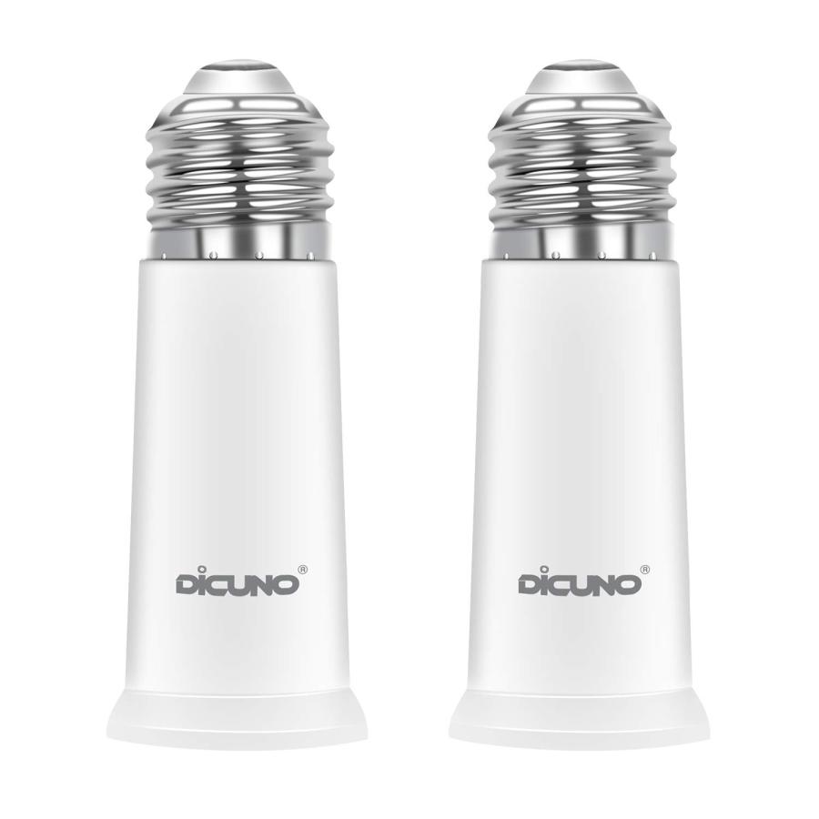 DiCUNO E26→E26 口金延長アダプター E26 延長ソケット 約6.5CM延長する 難燃性材料PBT 2個セット : PoPo SHOP - 通販 - Yahoo!ショッピング