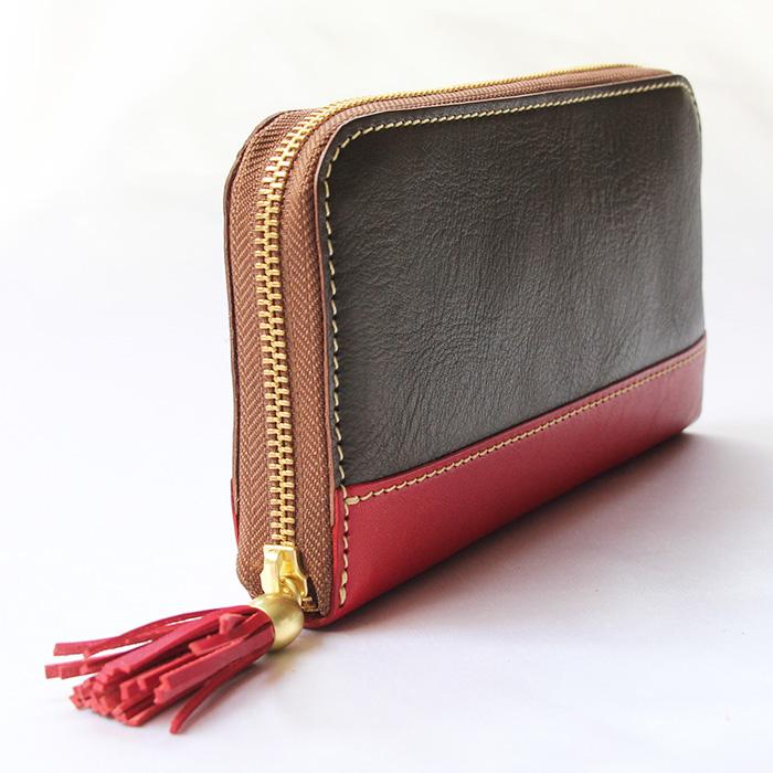 PORCO ROSSO 長財布 レディース ラウンドファスナー 本革 財布 PORCO ROSSO 長財布 レディース ラウンドファスナー 本革 財布
