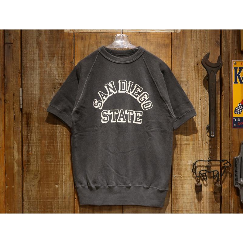 CUSHMAN（クッシュマン） 【送料無料】 “VINTAGE WASH MINI PILE SWEAT TEE "SAN DIEGO ...