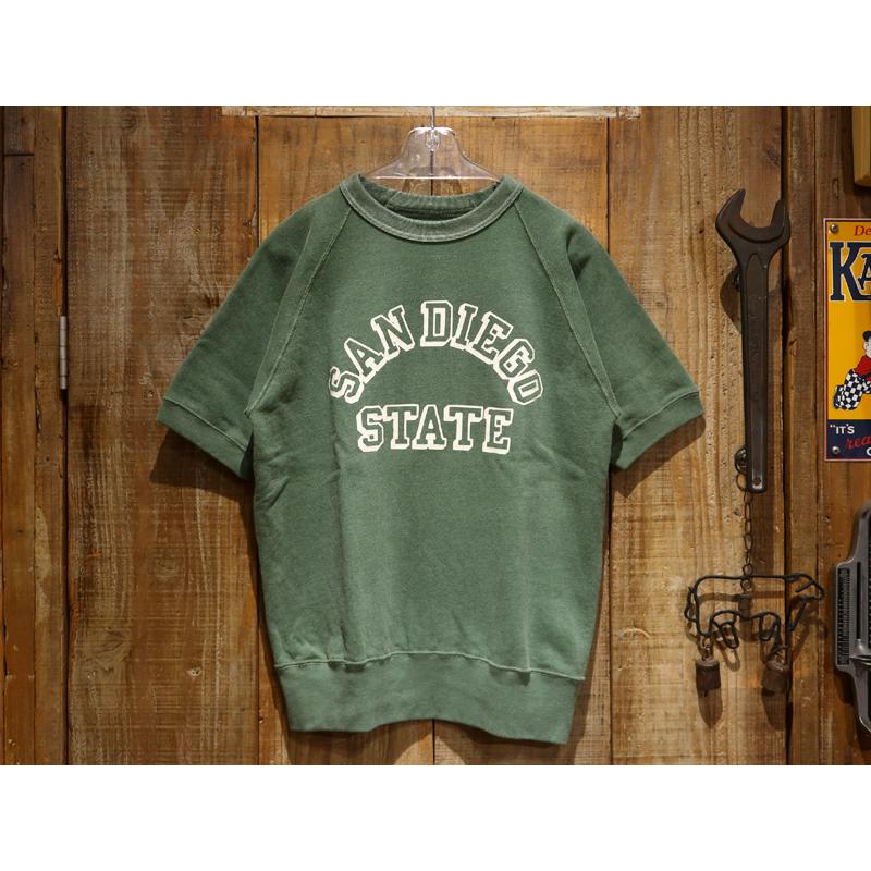 CUSHMAN（クッシュマン） 【送料無料】 “VINTAGE WASH MINI PILE SWEAT TEE "SAN DIEGO ...