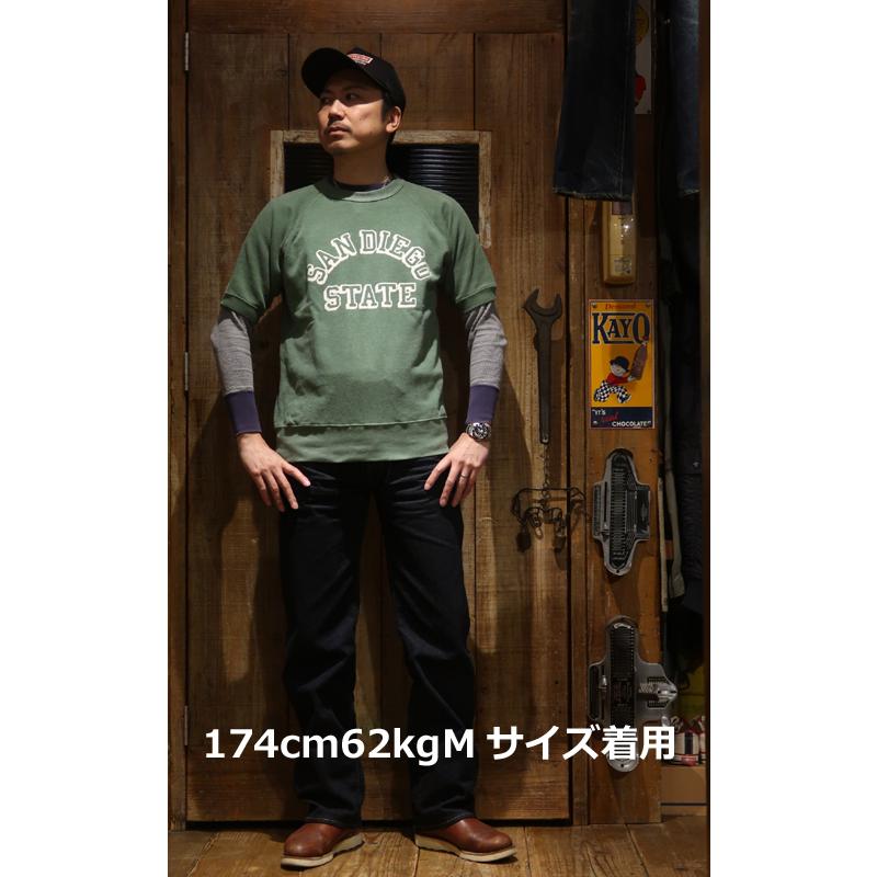 CUSHMAN（クッシュマン） 【送料無料】 “VINTAGE WASH MINI PILE SWEAT TEE "SAN DIEGO ...