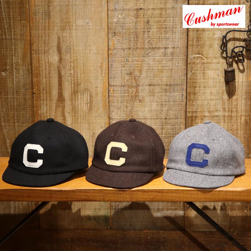 CUSHMAN 【送料無料】 CUSHMAN（クッシュマン） “UMPIRE CAP Wool/アンパイアキャップwool” 29360 メンズ アメカジ ベースボールキャップ 日本製 ...