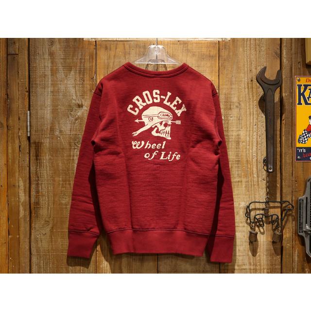DELUXEWARE 【送料無料】 DELUXEWARE（デラックスウエア） S101-42 “CROS-LEX/クロスレックス” メンズ アメカジ ヘビーウェイトスウェットシャツ 丸胴 日本 ...