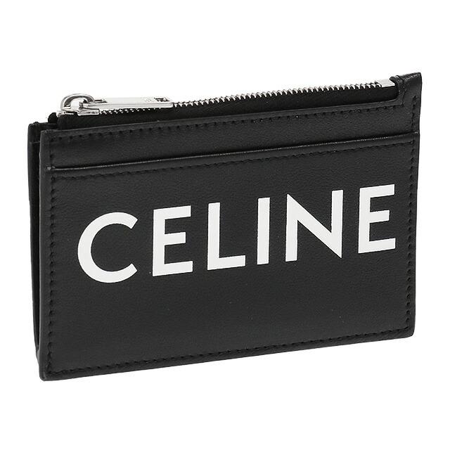 CELINE セリーヌ／CELINE "ジップ付きカードホルダー "カーフスキン・カードケース・小銭入れ(ブラック) 10F99 3DMF 38SI／BLACK : イルテライオ Yahoo ...