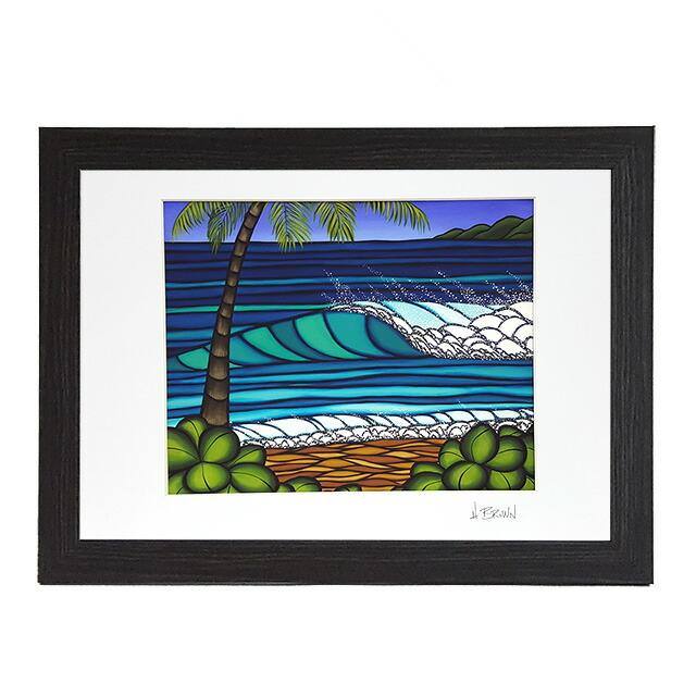 ヘザーブラウン／HEATHER BROWN "ART PRINT W35.6×H28.0cm・HAWAIIAN WINTER・アートプリント・ハワイアンウインター"Mサイズ横・サイン入り・絵画 ...