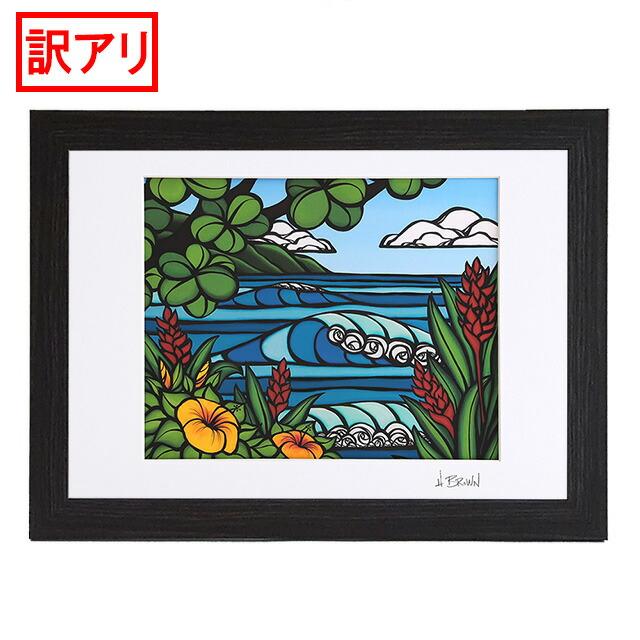 ヘザーブラウン／HEATHER BROWN "ART PRINT W35.6×H28.0cm・TROPICAL PARADISE・アートプリント・トロピカルパラダイス"Mサイズ横・サイン入り ...