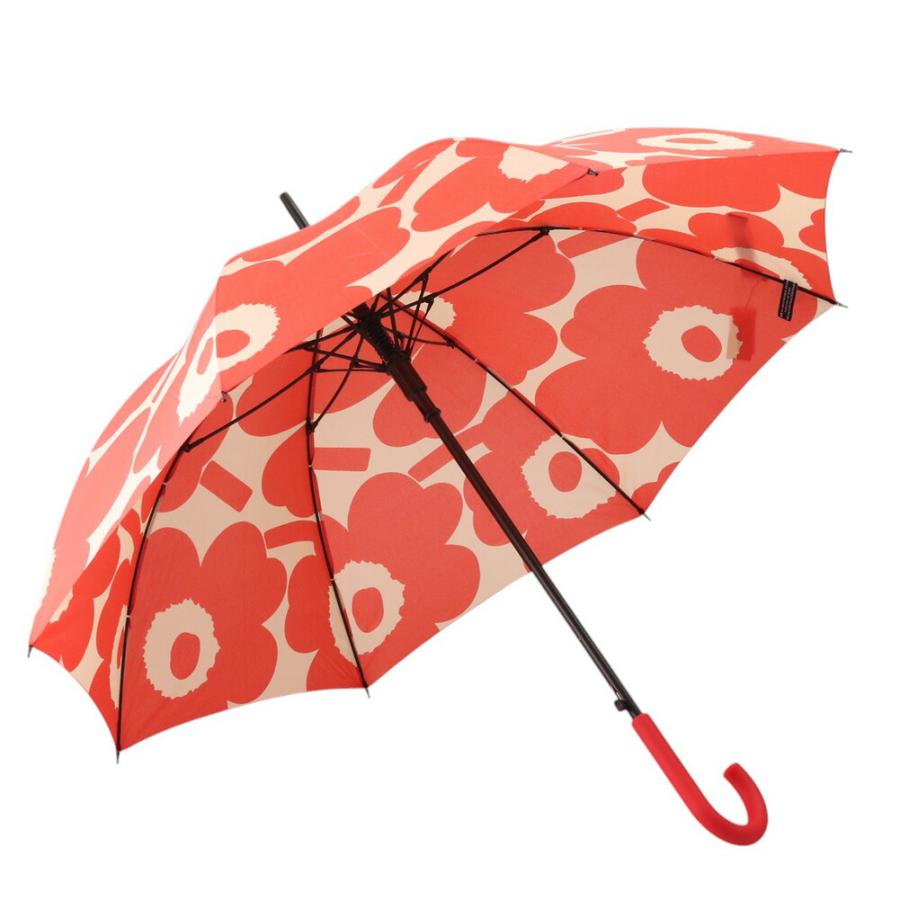marimekko マリメッコ／MARIMEKKO "STICK UNIKKO UMBRELLA・スティックウニッコアンブレラ"北欧デザイン・長傘(ピンク×ベージュ) 94137 383 ...