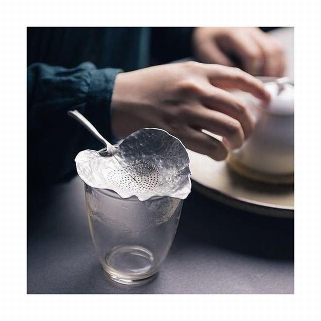 茶こし 錫製 葉の形 リーフ型 茶漉し : POSSFAST - 通販 - Yahoo!ショッピング