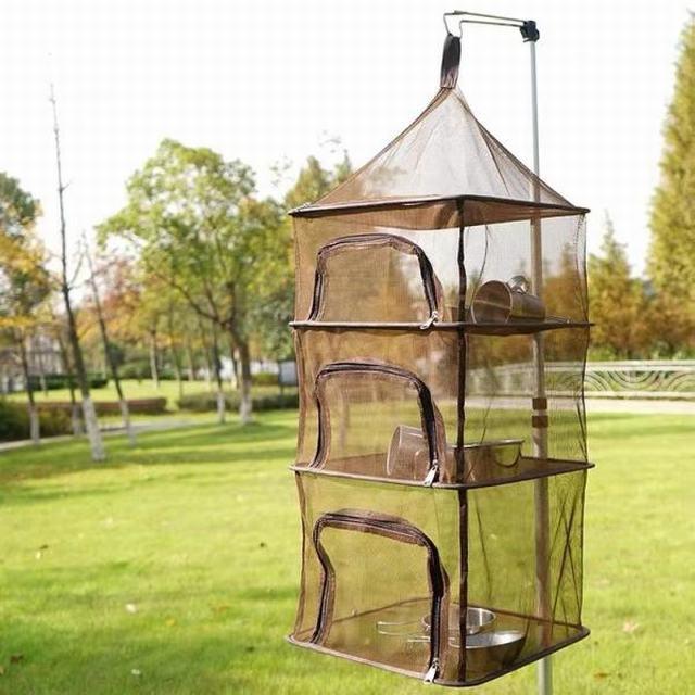 アウトドア食器 キャンプ ドライネット 虫よけ ハンギング ネット メッシュネット ファミリーキャンプ 大型 ネット ソロキャンプ : POSSFAST - 通販 - Yahoo!ショッピング