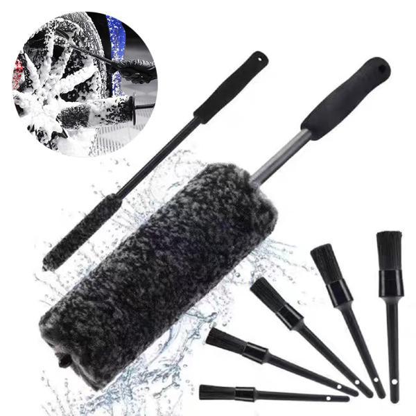 洗車ブラシ ホイールブラシ 洗車 隙間ピカピカ 柔らかい タイヤ掃 ディテールブラシ タイヤブラシ 7点セット : POSSFAST - 通販 - Yahoo!ショッピング