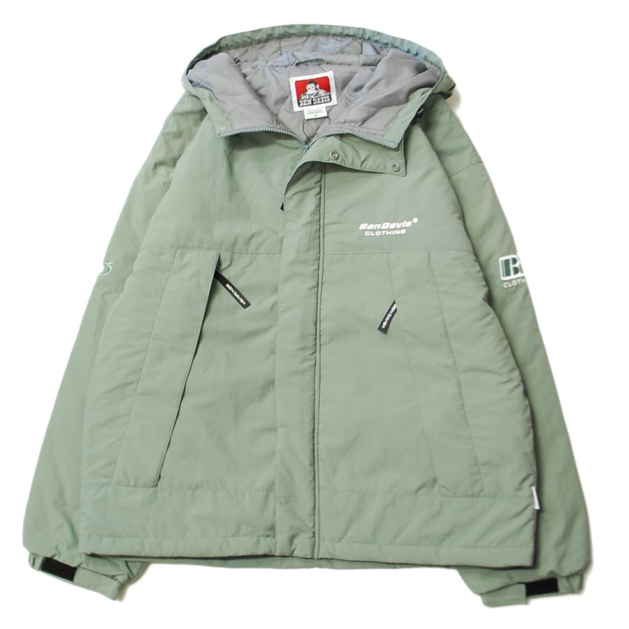 ベン デイビス BEN DAVIS ARCH LOGO MOUNTAIN PARKA JACKET KHAKI / カーキ マウンテン ...