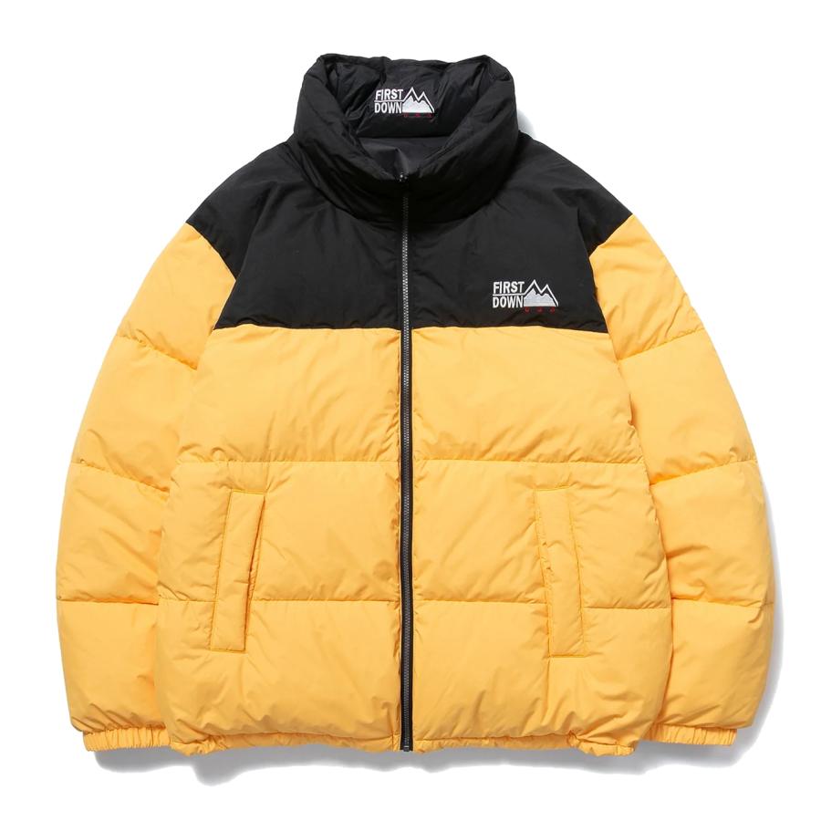 FIRST DOWN ファーストダウン BUBBLE JACKET MICROFT〓 YELLOW / イエロー バブル ダウン ジャケット マイクロフト : POSSIBILITY - 通販 ...