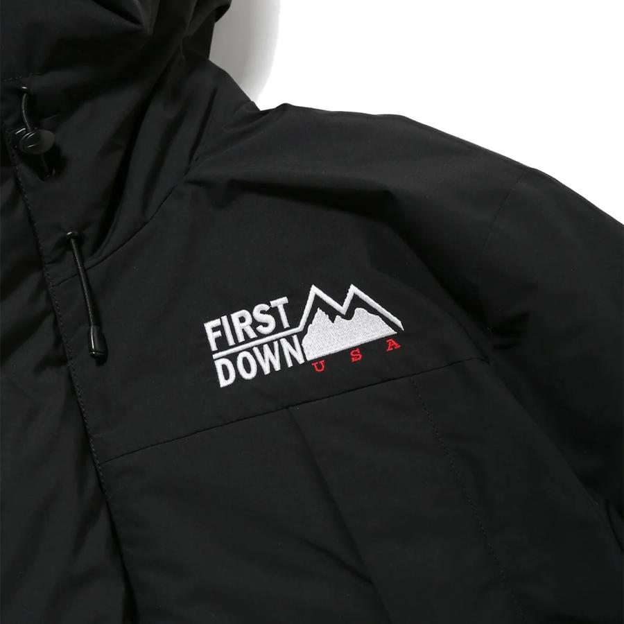 FIRST DOWN ファーストダウン WRAP PARKA DICROS〓 MAURI JACKET OLIVE / オリーブ マウンテン ダウン パーカー ジャケット ...