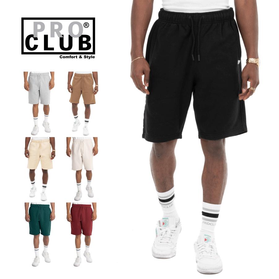 PRO CLUB プロクラブ HEAVY WEIGHT BASIC SWEAT SHORTS / スウェット ショート パンツ 無地 ...