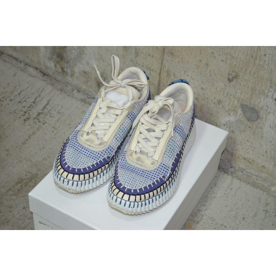Chloe クロエ Chloe ニット スニーカー シューズ靴 38W CHC22U626Z86J938W LILLI SLIDES ...