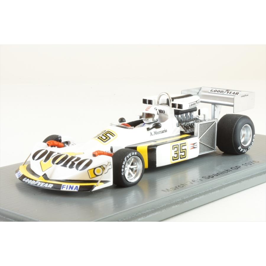 スパーク 1/43 マーチ 761 No.35 1976 F1 スペインGP A.メルツァリオ 完成品ミニカー S7269 : ポストホビーミニカーショップ - 通販 - Yahoo!ショッピング