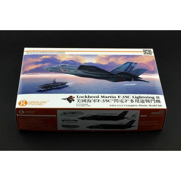 オレンジホビー 1/72 ロッキード・マーチン F-35C ライトニングII スケールモデル A72001 : ポストホビーWEBSHOP Yahoo!店 - 通販 - Yahoo!ショッピング