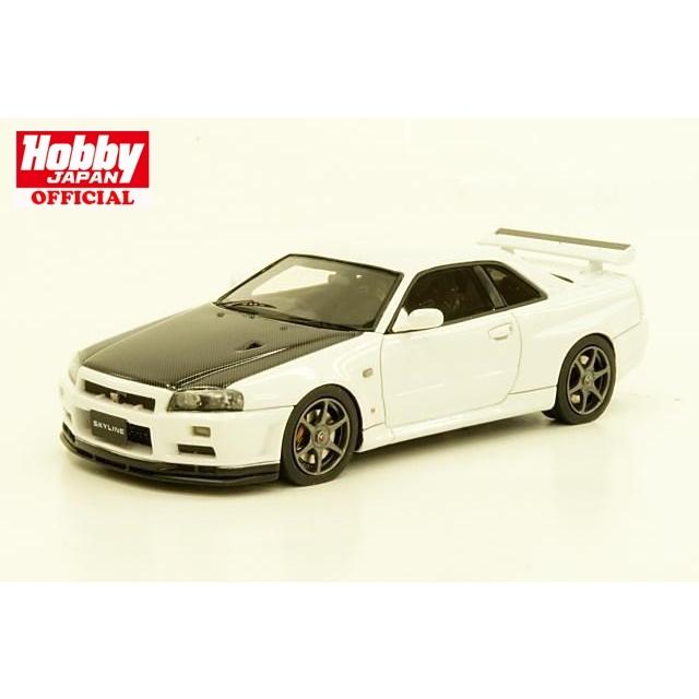 ホビージャパン ミニカー 1/43 マーク43 MARK43 (PM4301CW) 日産 スカイライン GT-R V-SpecII(BNR34 ...