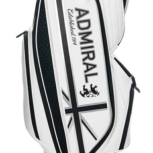 アドミラル ユニセックス キャディーバッグ ADMG5AC2 3.8kg 9型 6分割 47インチ対応 ネームプレート付属 刻印タイプ Admiral GOLF【25】 : パワーゴルフ ...