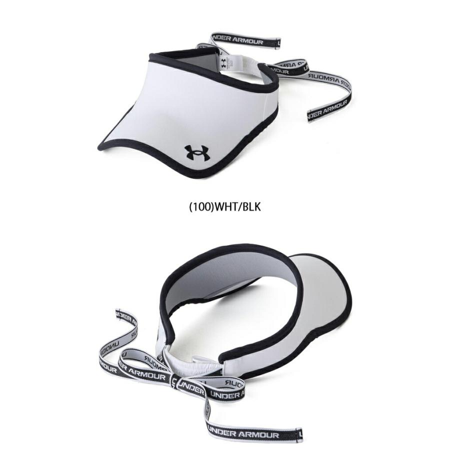 アンダーアーマー 2024年春夏モデル レディース UAドライバー リボン バイザー 1384859 UNDER ARMOUR【24 ...