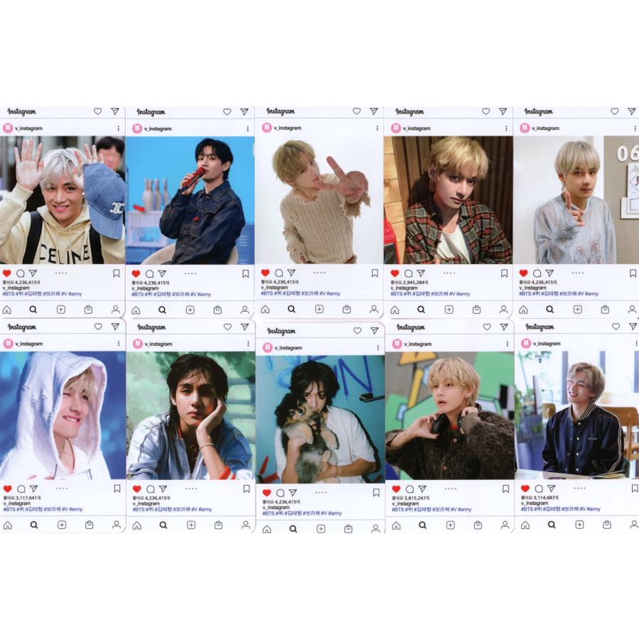 BTS V テテ グッズ スペシャルフォトカードセット 60枚 トレカ カード インスタカード K-POP : スター セレクション - 通販 - Yahoo!ショッピング