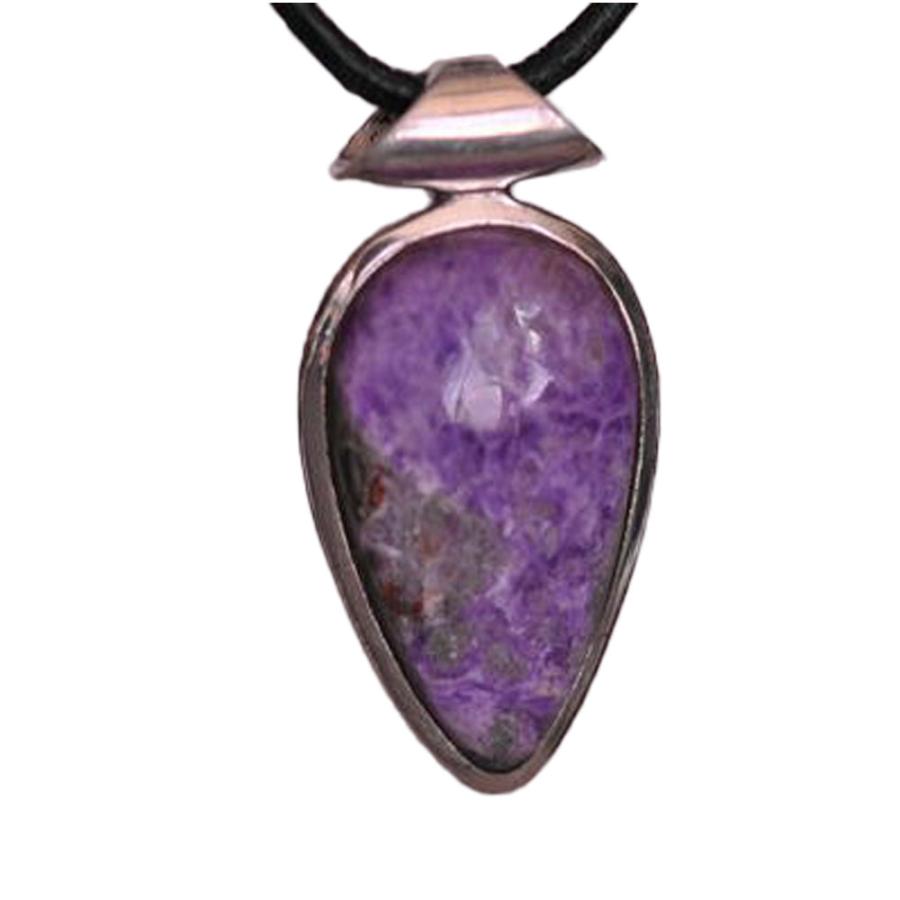 スギライト ペンダントヘッド 金具 シルバー925 sugilite 杉石 ルブライト royal azel ローヤルアゼール ジュエリー ...