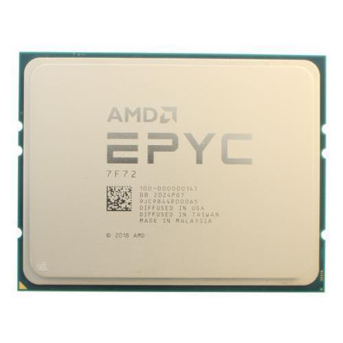 AMD EPYC 7F72 24C 3.2GHz 3.7GHz 192MB Socket SP3 1P 2P 240W : パワーテクノロジー ...
